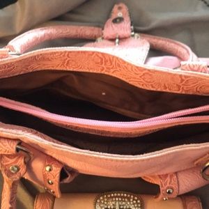 Bags | Shoulder Pink Bag Purse With Matching Wallet | Poshmark